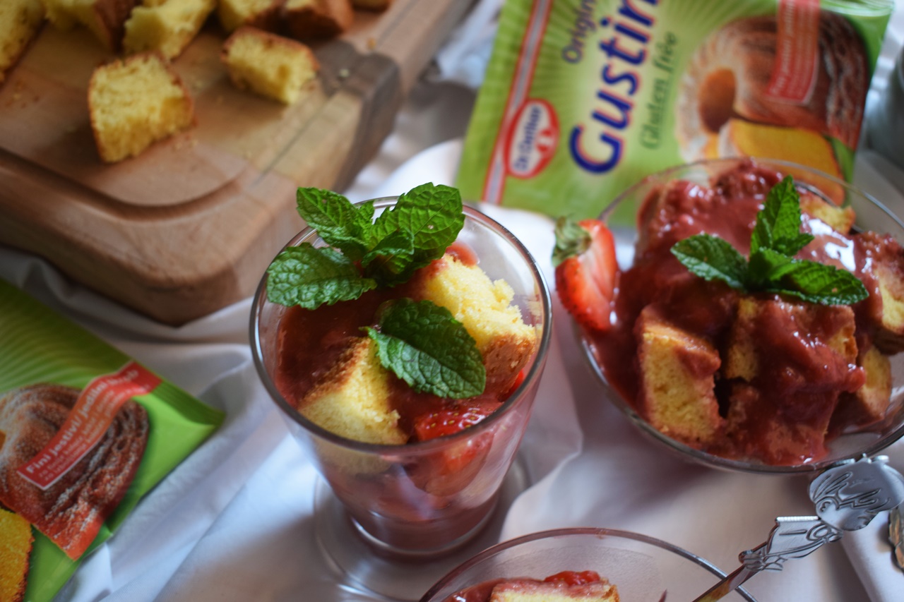 Biskvit sa Dr.Oetker preljevom od jagoda